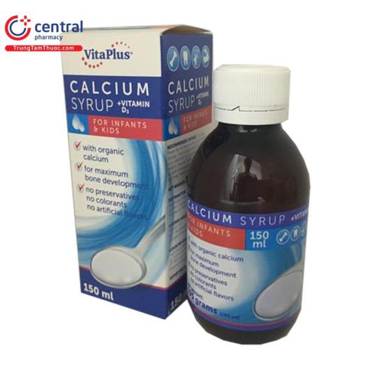 [CHÍNH HÃNG] Thuốc Calcium Syrup + Vitamin D3 for Infants & Kids
