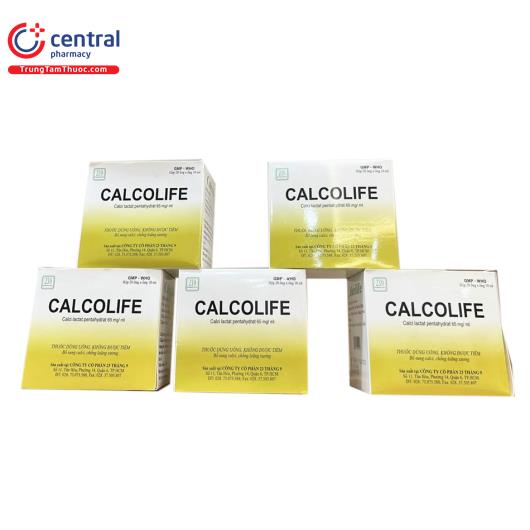 Thuốc Calcolife 65mg ống 10ml điều trị thiếu canxi, ngừa loãng xương