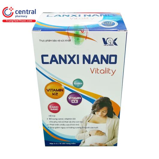 [CHÍNH HÃNG] Canxi Nano Vitality bổ sung canxi, tăng cường miễn dịch