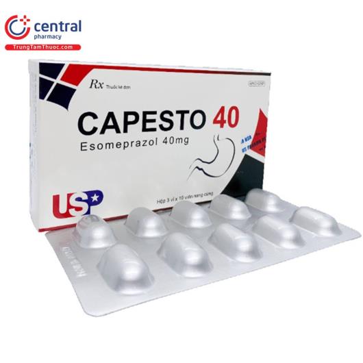 Thuốc Capesto 40 điều trị viêm loét dạ dày - tá tràng