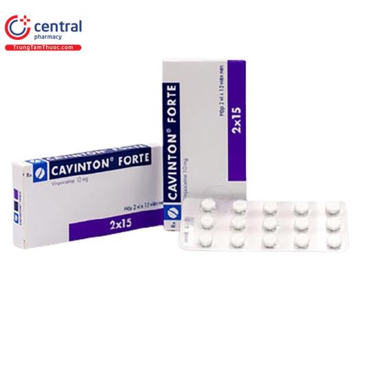 [CHÍNH HÃNG] Thuốc Cavinton Forte 10mg trị rối loạn tuần hoàn não