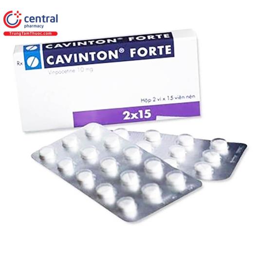 [CHÍNH HÃNG] Thuốc Cavinton Forte 10mg trị rối loạn tuần hoàn não
