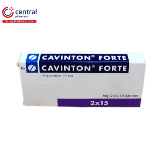[CHÍNH HÃNG] Thuốc Cavinton Forte 10mg trị rối loạn tuần hoàn não