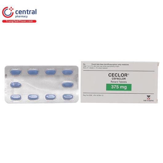 [CHÍNH HÃNG] Thuốc Ceclor 375mg: tác dụng, chống chỉ định, giá bán