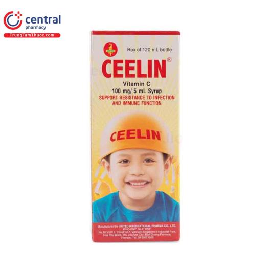 [CHÍNH HÃNG] Thuốc Ceelin 120ml bổ sung và cung cấp Vitamin C