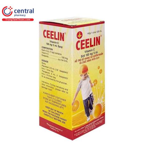 [CHÍNH HÃNG] Thuốc Ceelin 120ml bổ sung và cung cấp Vitamin C