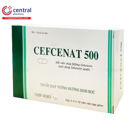 [CHÍNH HÃNG] Thuốc Cefcenat 500 - điều trị nhiễm khuẩn