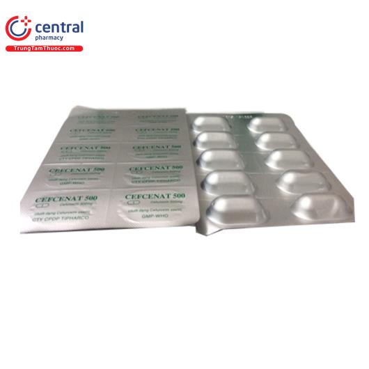 [CHÍNH HÃNG] Thuốc Cefcenat 500 - điều trị nhiễm khuẩn