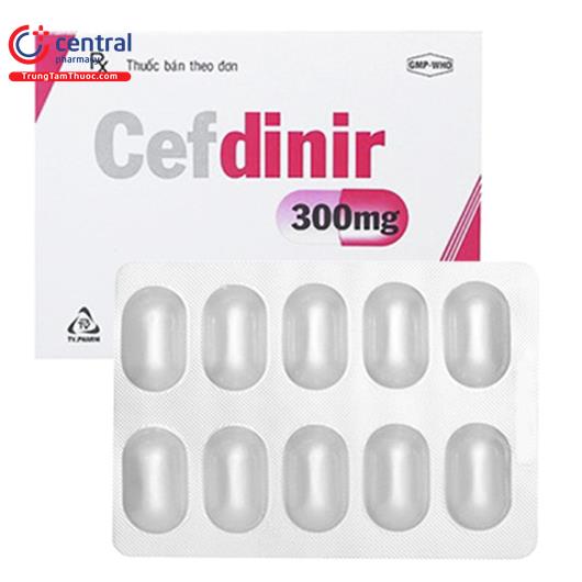 [CHÍNH HÃNG] Thuốc Cefdinir 300mg TV.Pharm điều trị nhiễm khuẩn