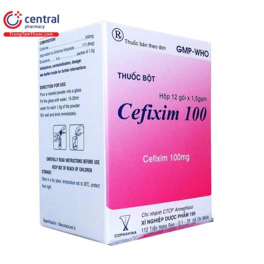 Thuốc Cefixim 100 Armephaco: tác dụng, chỉ định, liều dùng
