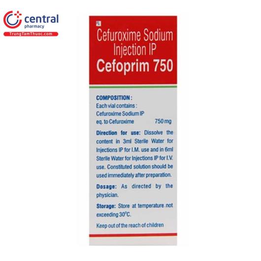 Thuốc Cefoprim 750 điều trị nhiễm khuẩn niệu - sinh dục hiệu quả