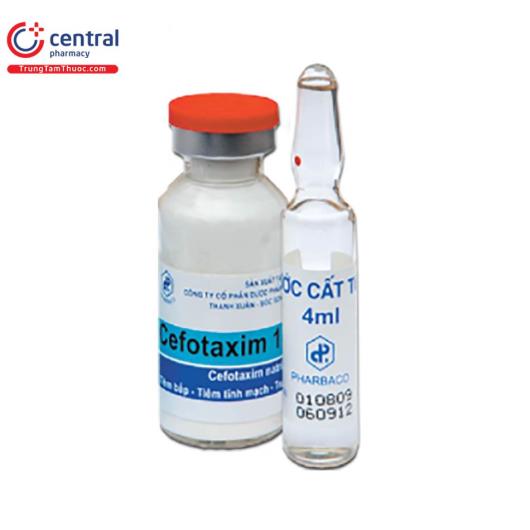 Thuốc Cefotaxim 1g TW1: tác dụng, liều dùng, lưu ý khi sử dụng