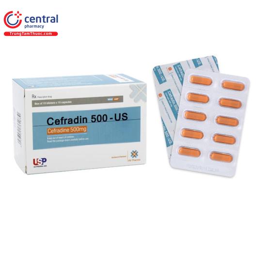 [CHÍNH HÃNG] Cefradin 500 - US hiệu quả trong viêm đường hô hấp