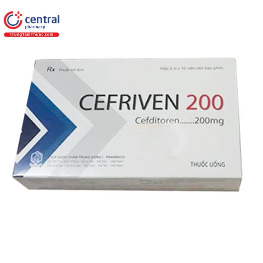 [CHÍNH HÃNG] Thuốc Cefriven 200 điều trị nhiễm khuẩn