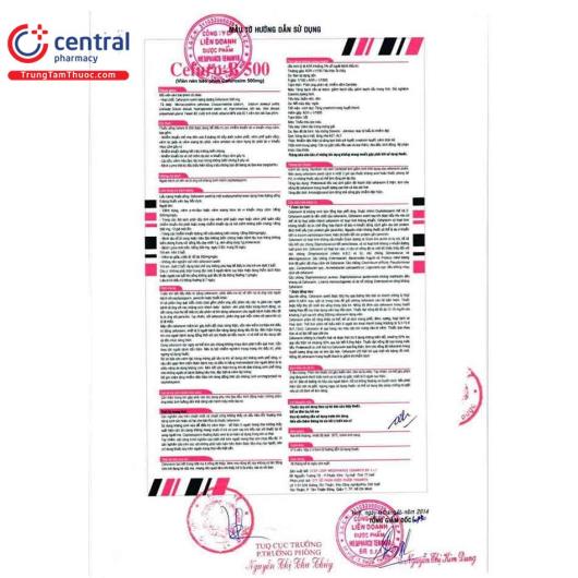 [CHÍNH HÃNG] Thuốc Cefuro-B 500mg- điều trị nhiễm khuẩn hiệu quả