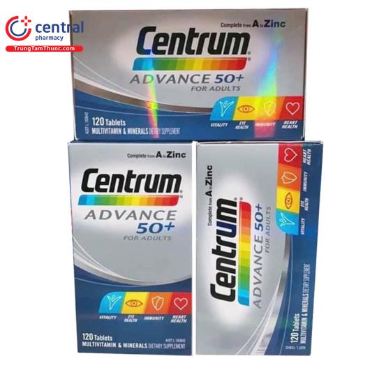 [CHÍNH HÃNG] Centrum Advanced 50+ cung cấp dinh dưỡng cho người tuổi ...