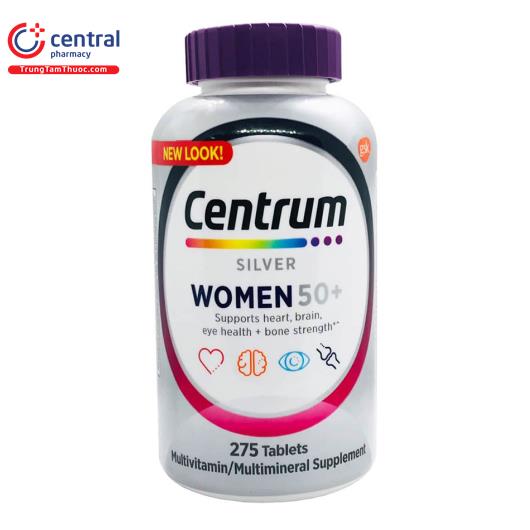 [CHÍNH HÃNG] Thuốc Centrum Silver Women 50+: Bổ sung dinh dưỡng đầy đủ
