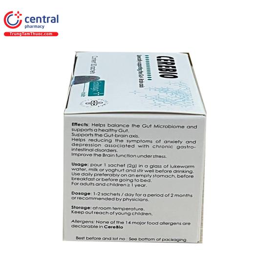 Men tiêu hóa Cerebio: Công dụng - cách dùng, chống chỉ định