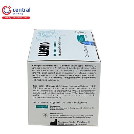 Men tiêu hóa Cerebio: Công dụng - cách dùng, chống chỉ định