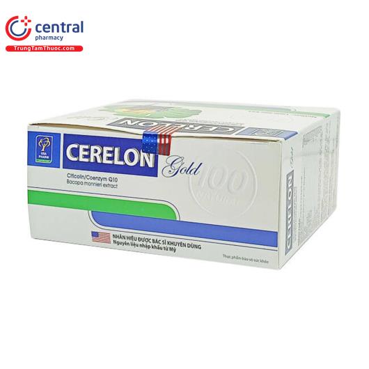[CHÍNH HÃNG] Thuốc Cerelon Gold giúp tăng cường máu lưu thông lên não