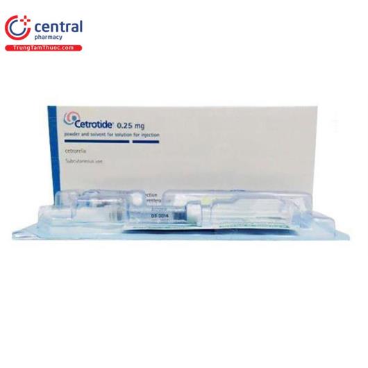 Thuốc Cetrotide 0.25mg: Cách dùng – liều dùng, lưu ý khi sử dụng