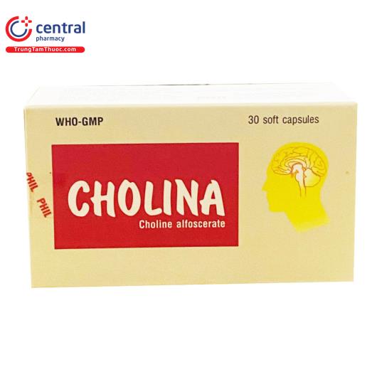 Thuốc Cholina 400mg - phục hồi chức năng sau đột quỵ, chấn thương não