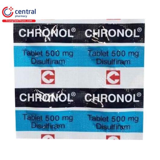 [CHÍNH HÃNG] Thuốc Chronol 500mg - thuốc cai rượu mạn tính