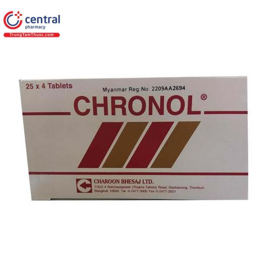 [CHÍNH HÃNG] Thuốc Chronol 500mg - thuốc cai rượu mạn tính
