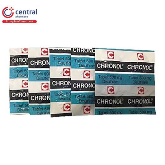 [CHÍNH HÃNG] Thuốc Chronol 500mg - thuốc cai rượu mạn tính