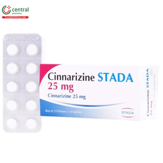Thuốc Cinnarizine STADA 25 mg dùng trong dự phòng say tàu xe
