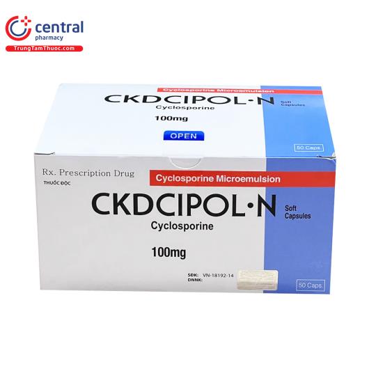 Thuốc CKDCipol-N 100mg: liều dùng, cách dùng, lưu ý sử dụng