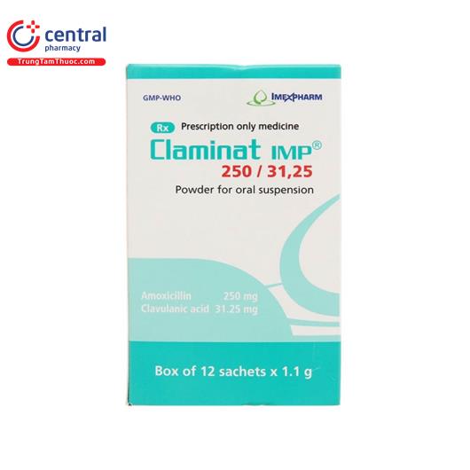 [CHÍNH HÃNG] Thuốc Claminat IMP 625 - Kháng sinh kết hợp diệt khuẩn