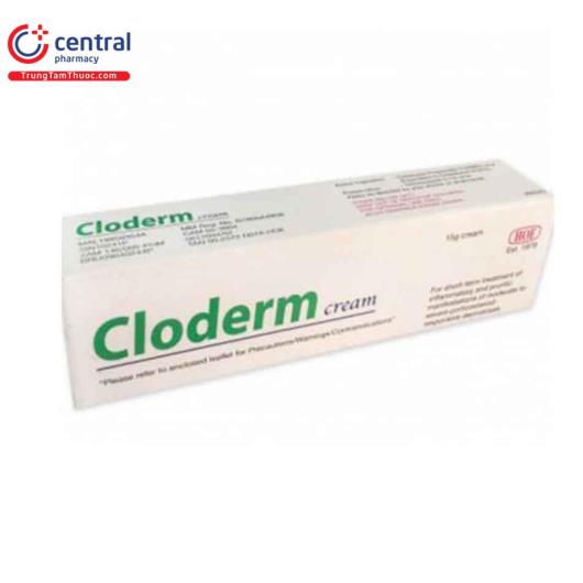 Thuốc Cloderm cream 15g - Thuốc điều trị viêm da hiệu quả