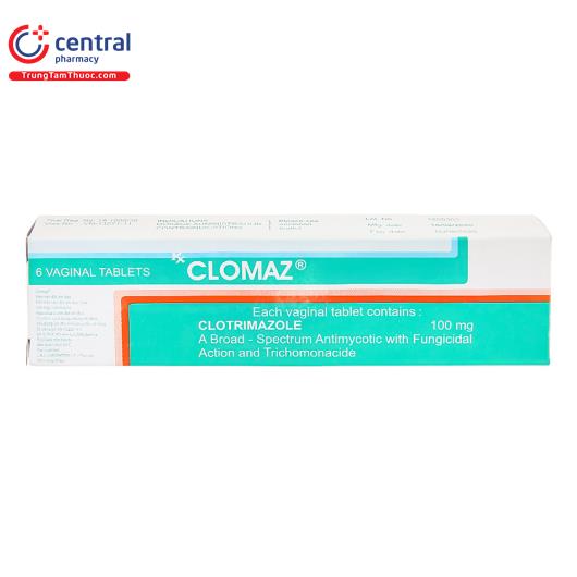 [CHÍNH HÃNG] Thuốc đặt Clomaz 100mg điều trị viêm nhiễm âm đạo
