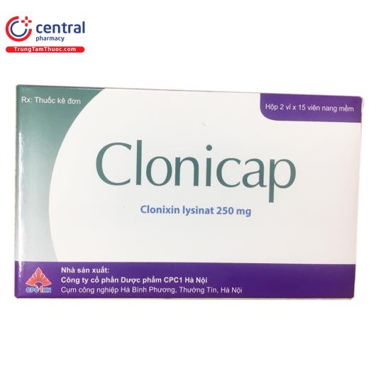 [CHÍNH HÃNG] Thuốc Clonicap 250mg điều trị đau đầu, đau cơ