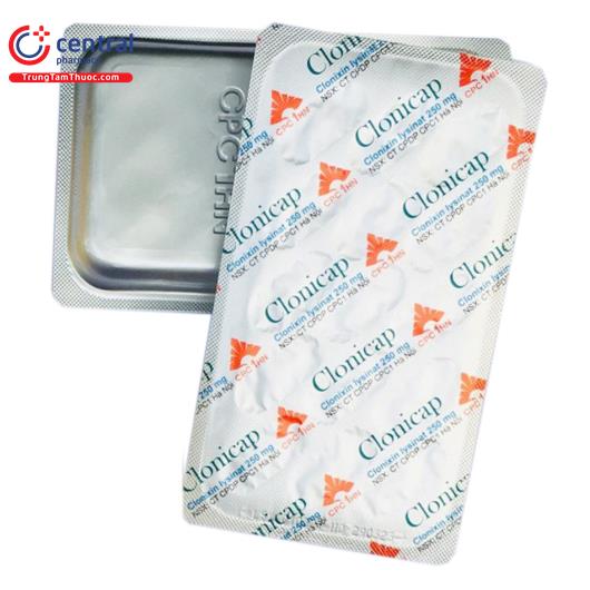 [CHÍNH HÃNG] Thuốc Clonicap 250mg điều trị đau đầu, đau cơ