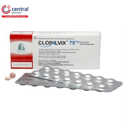 [CHÍNH HÃNG] Thuốc Clopalvix 75mg ngừa biến cố do xơ vữa động mạch