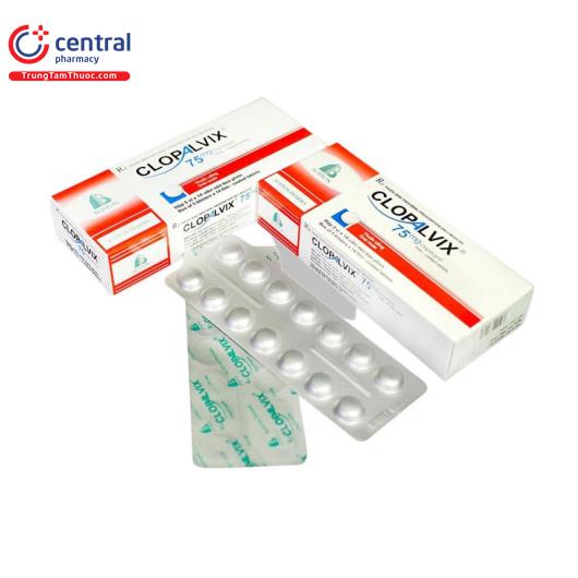 [CHÍNH HÃNG] Thuốc Clopalvix 75mg ngừa biến cố do xơ vữa động mạch