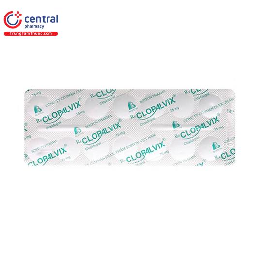 [CHÍNH HÃNG] Thuốc Clopalvix 75mg ngừa biến cố do xơ vữa động mạch