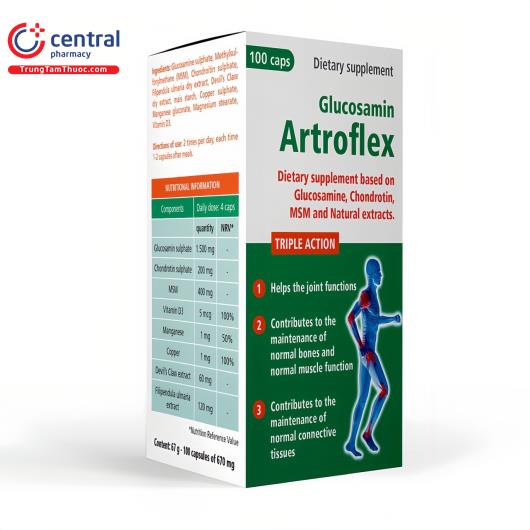 [CHÍNH HÃNG] Glucosamin Artroflex làm lành và phục hồi sụn khớp