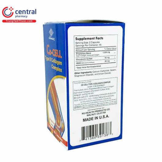 Thuốc Co-cell Type II Collagen - cải thiện chức năng vận động khớp