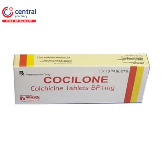 [CHÍNH HÃNG] Thuốc Cocilone (Hộp 10 viên) - Thuốc điều trị bệnh Gout
