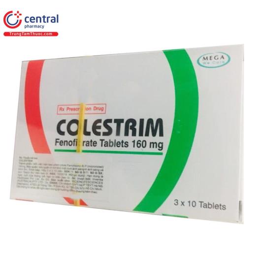 [CHÍNH HÃNG] Thuốc Colestrim 160mg- thuốc giảm Cholesterol trong máu