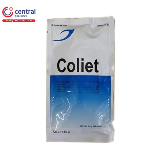 [CHÍNH HÃNG] Thuốc Coliet điều trị táo bón, làm rỗng đại tràng