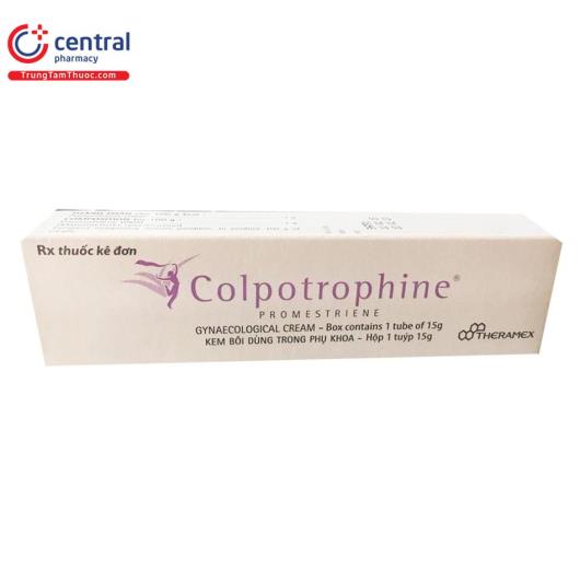 Thuốc bôi Colpotrophine 1% Cream trị các rối loạn do teo âm hộ