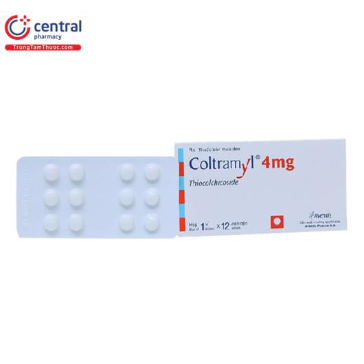 [CHÍNH HÃNG] Thuốc Coltramyl 4mg điều trị hỗ trợ các cơn đau co thắt