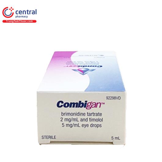Thuốc Combigan: Cách dùng – liều dùng, lưu ý khi sử dụng