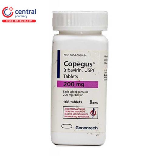 [CHÍNH HÃNG] Thuốc Copegus 200mg điều trị viêm gan C mạn tính
