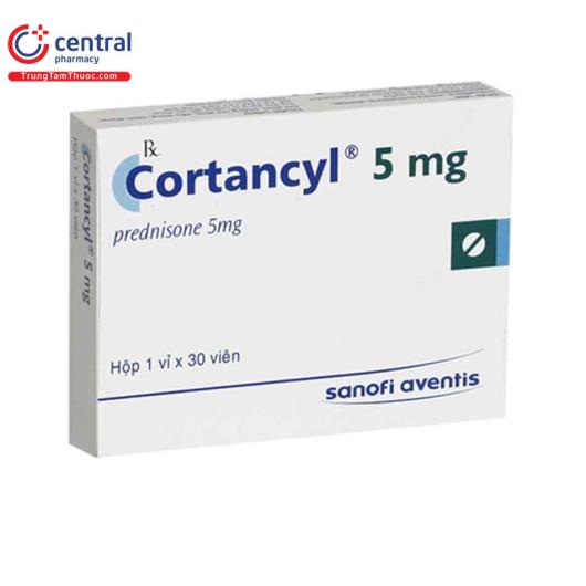 [CHÍNH HÃNG] Thuốc Cortancyl 5mg điều trị viêm và các bệnh tự miễn