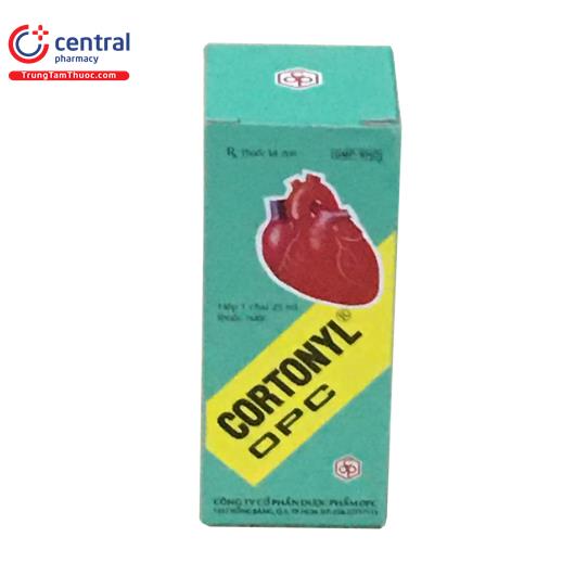 Thuốc trợ tim dạng nước Cortonyl OPC 25ml giá bao nhiêu?